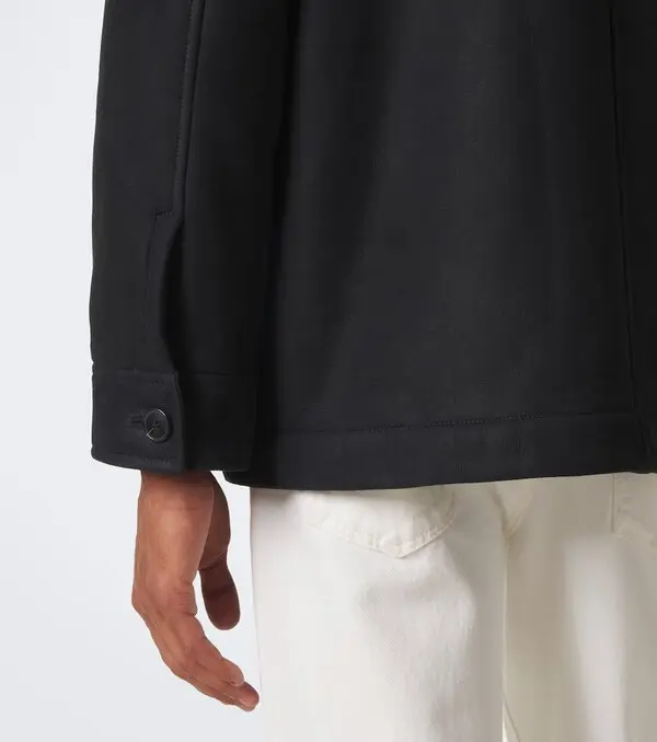 YVES SALOMON Shearling-lined Leather Jacket