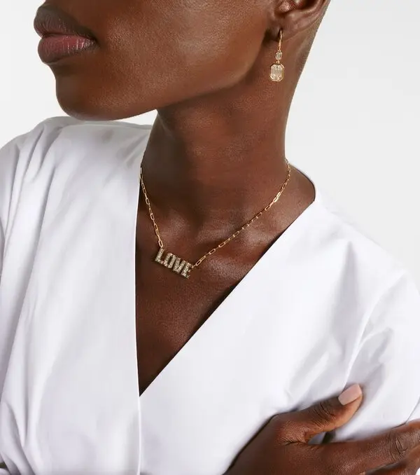 Shay Jewelry 18kt Pendant Necklace With Diamonds