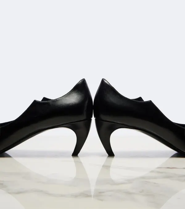 Khaite Valerie Leather Pumps
