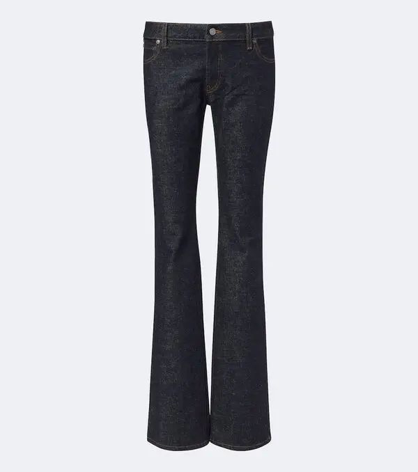Khaite Conforti Cotton Bootcut Jeans