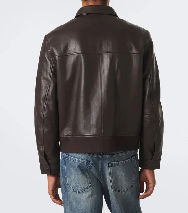 YVES SALOMON Leather Blouson Jacket