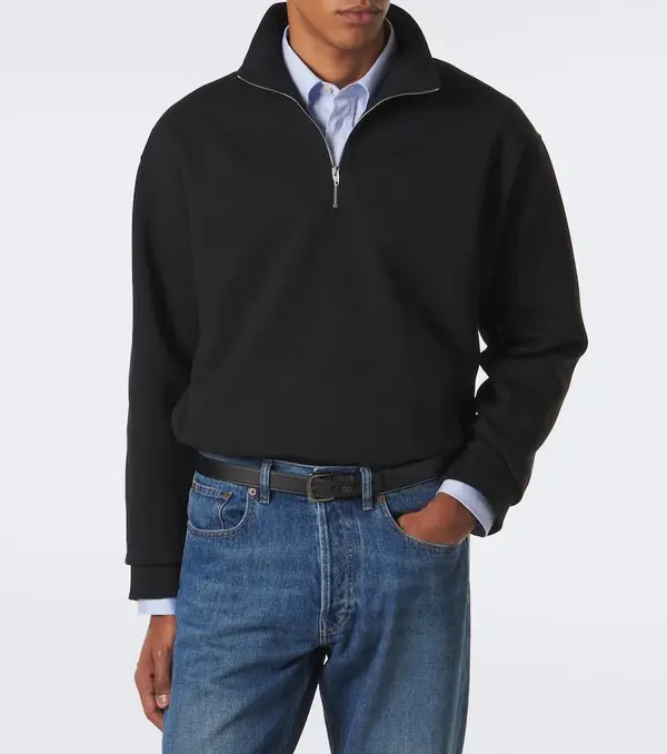 Valentino Garavani Cotton-blend Jersey Sweatshirt