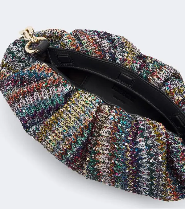 Missoni Sequined Knitted Clutch