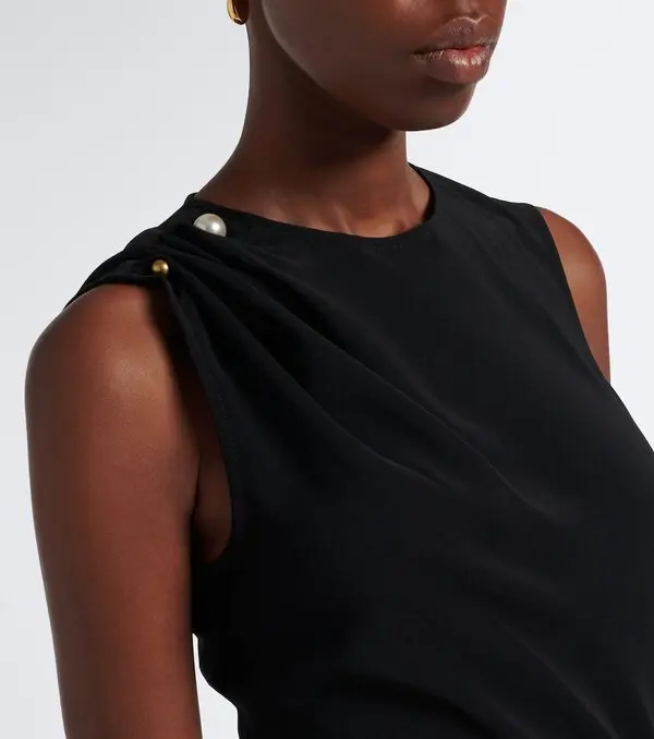 Veronica Beard Freja Embellished Midi Dress