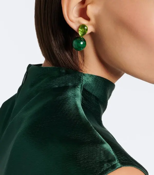JENNIFER BEHR Allison Embellished Drop Earrings