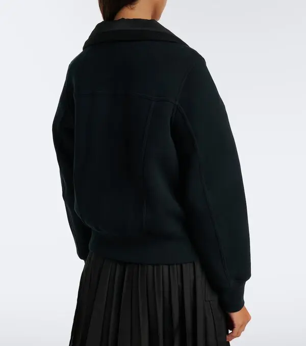 Sacai Paneled Cotton-blend Blouson Jacket