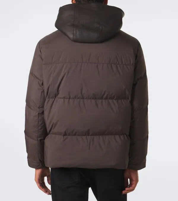 YVES SALOMON Shearling-trimmed Down Jacket