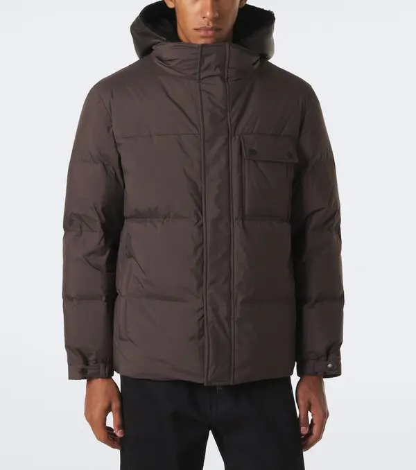 YVES SALOMON Shearling-trimmed Down Jacket