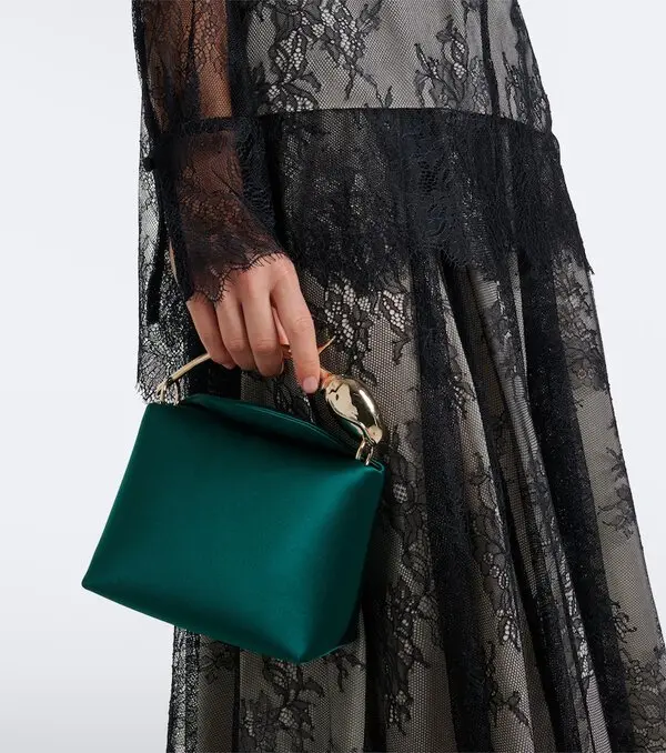 Erdem Bloom Mini Satin Top-handle Bag