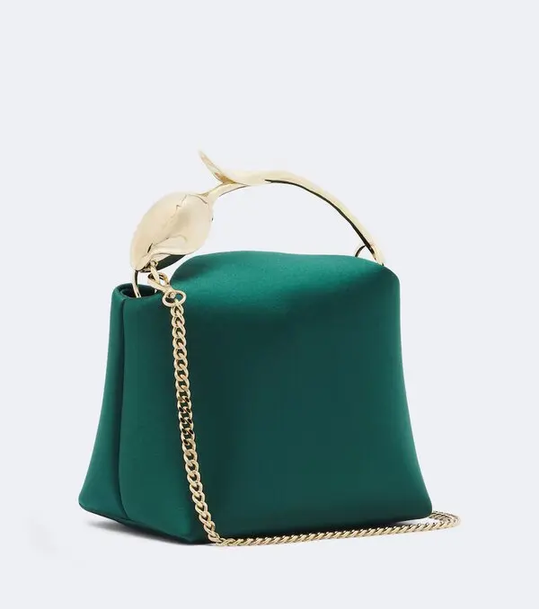 Erdem Bloom Mini Satin Top-handle Bag