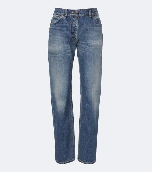 THE ROW Dinni Straight Jeans - Blue