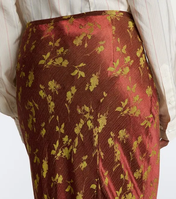 Dries Van Noten Floral Jacquard Maxi Skirt
