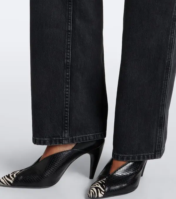 MARANT ETOILE Silka Studded Boot-cut Jeans