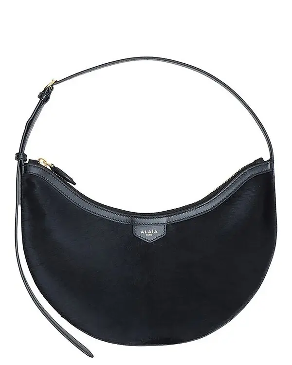 Alaïa Demi Lune Haircalf Bag