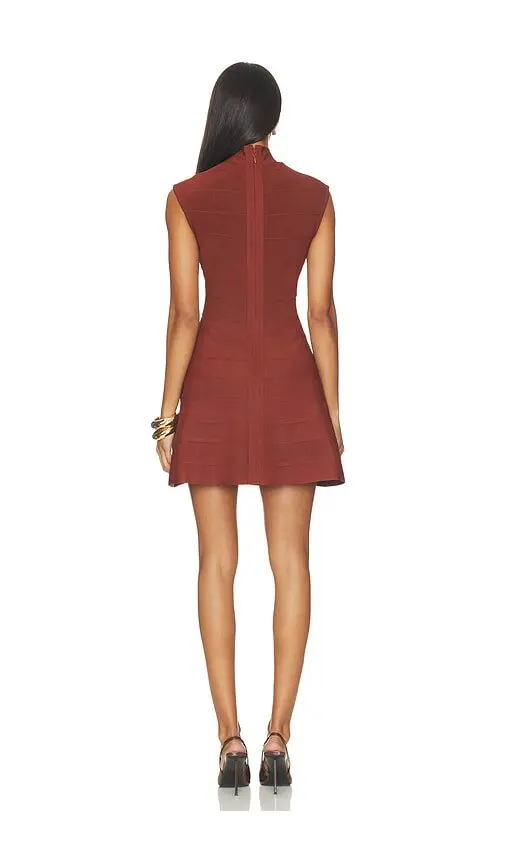 Retrofete Delyth Knit Dress In Burgundy