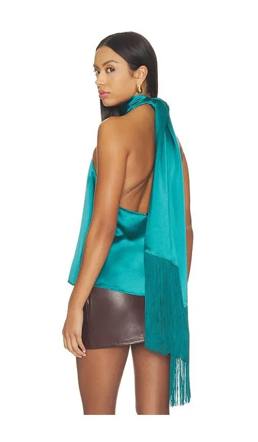 Retrofete Martina Top In Blue - Sarcelle