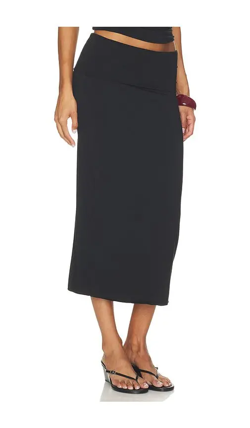 Eterne Elsa Soft Jersey Midi Skirt