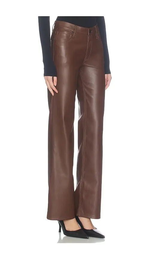 Hudson Jeans Rosie High Rise Wide Leg In Brown