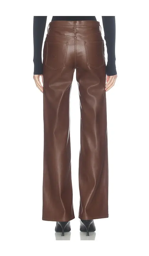 Hudson Jeans Rosie High Rise Wide Leg In Brown