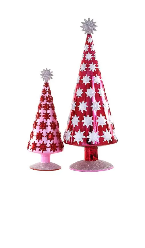 CODY FOSTER & CO Etoile Tree Ornament Set Of 2