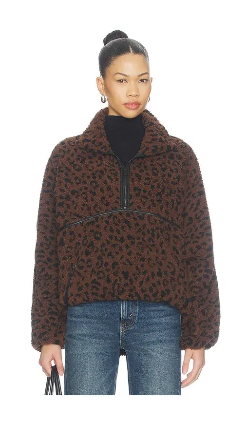 LAMARQUE Helsa Leo Jacket In Brown