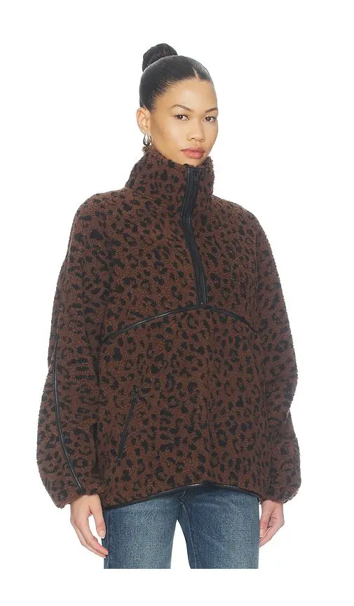 LAMARQUE Helsa Leo Jacket In Brown