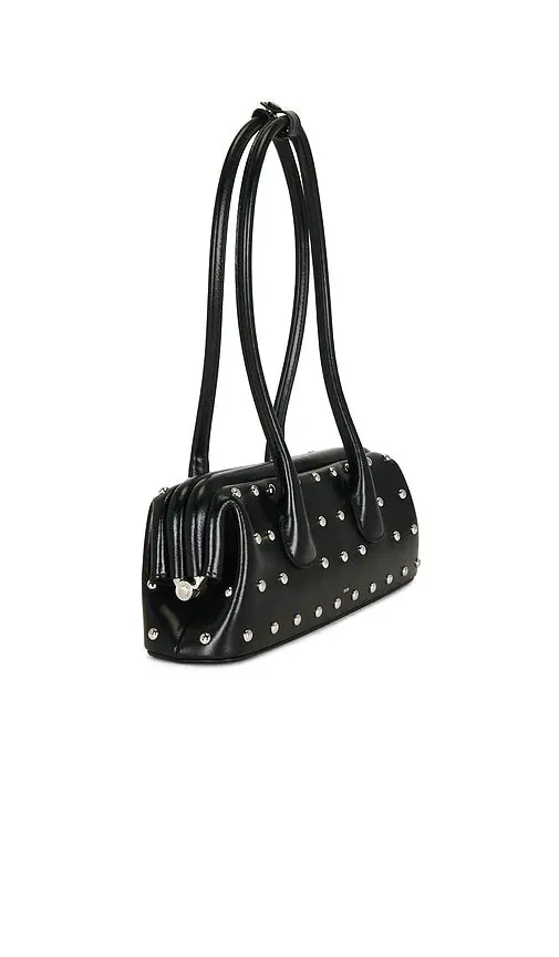 OSOI Boat Wide Mini Shoulder Bag In Black