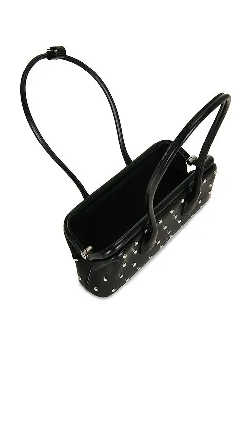 OSOI Boat Wide Mini Shoulder Bag In Black