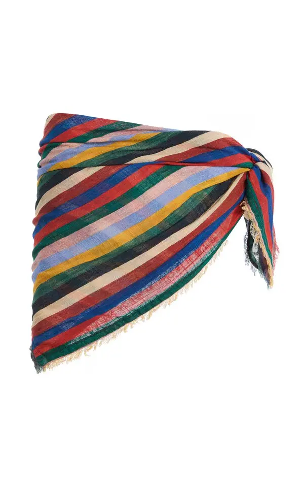 Staud Sonya Cotton Scarf - Multi