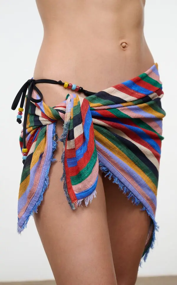Staud Sonya Cotton Scarf - Multi