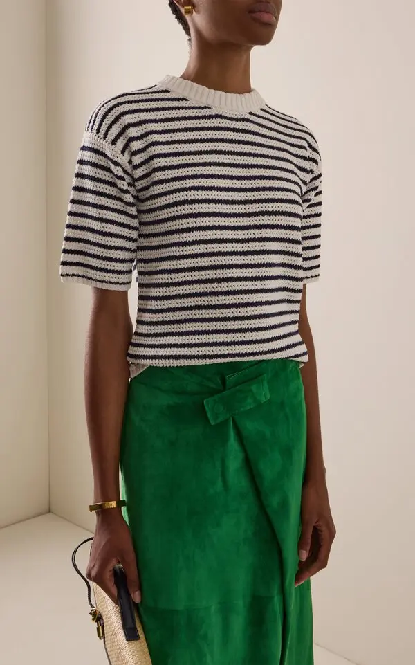 Bottega Veneta Crocheted Cotton T-shirt