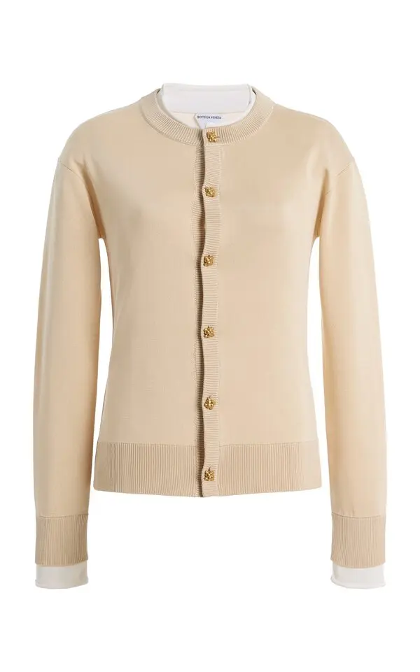 Bottega Veneta Knitted Silk-blend Cardigan