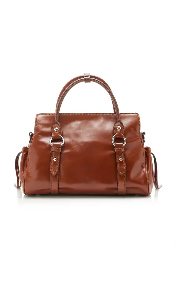 Miu Miu Leather Top Handle Bag