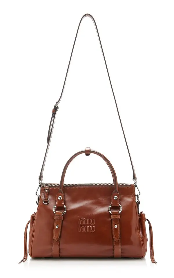 Miu Miu Leather Top Handle Bag