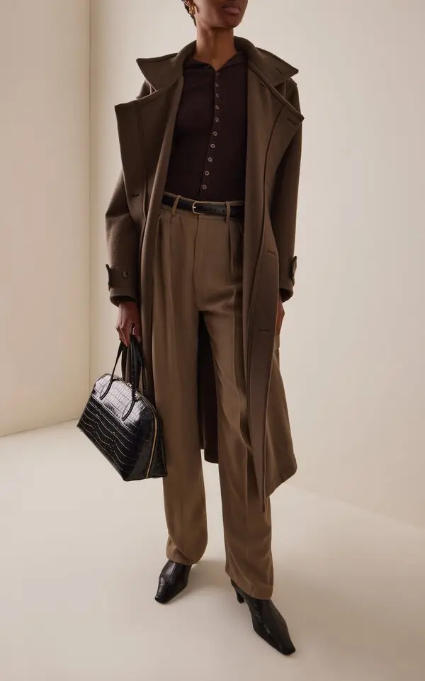 LEMAIRE Wrap Cotton Trench Coat