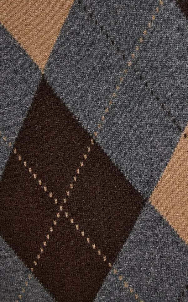 Prada Argyle Cashmere Top
