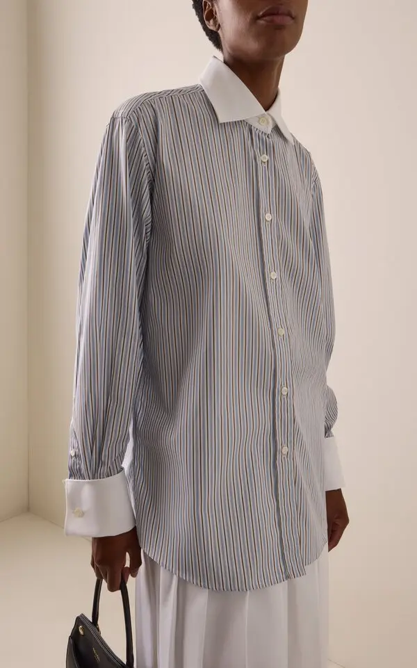 Prada Striped Cotton Shirt