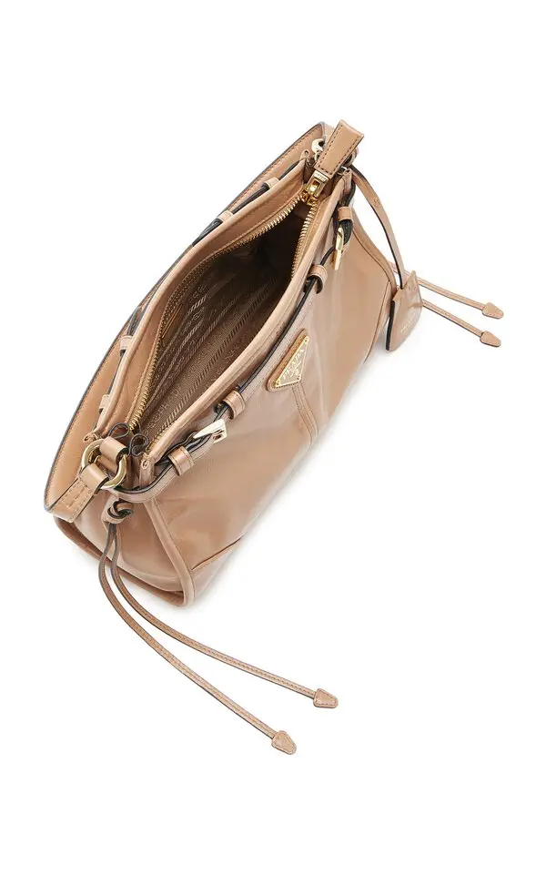 Prada Bonnie Leather Top Handle Bag