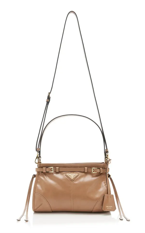 Prada Bonnie Leather Top Handle Bag