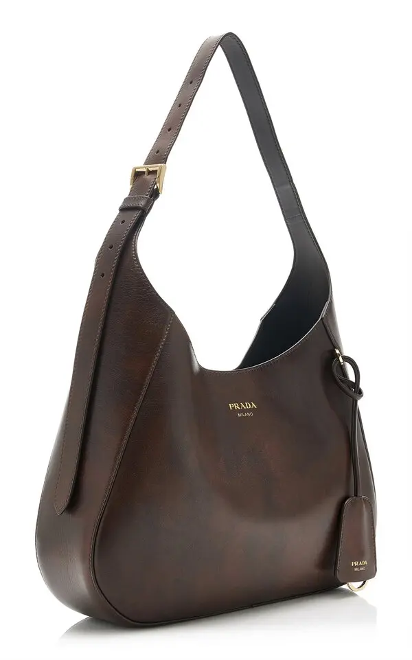 Prada Aimee Leather Shoulder Bag