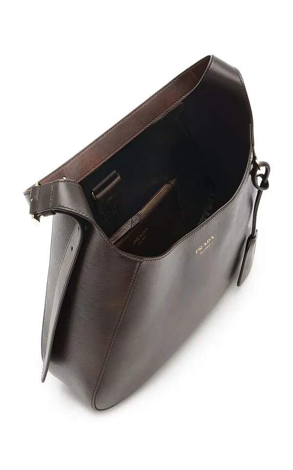 Prada Aimee Leather Shoulder Bag