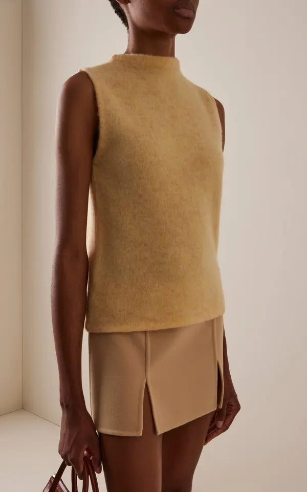 Miu Miu Brushed Wool Vest