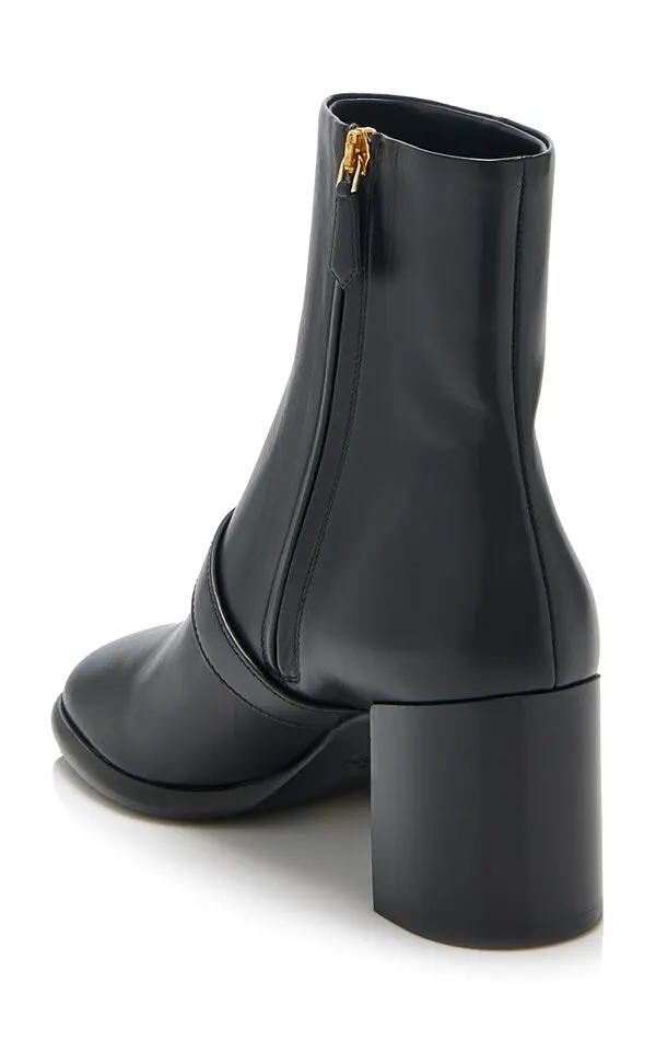 Prada Tronchetti Leather Boots