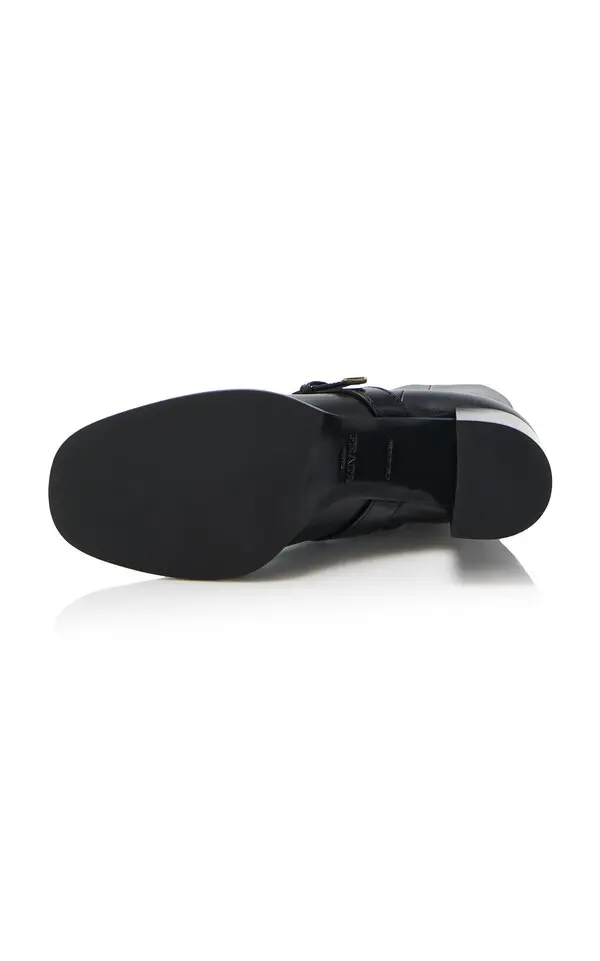 Prada Tronchetti Leather Boots