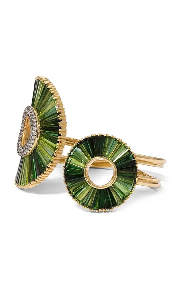 Nak Armstrong Open Sensu 18k Yellow Gold Cuff Bracelet