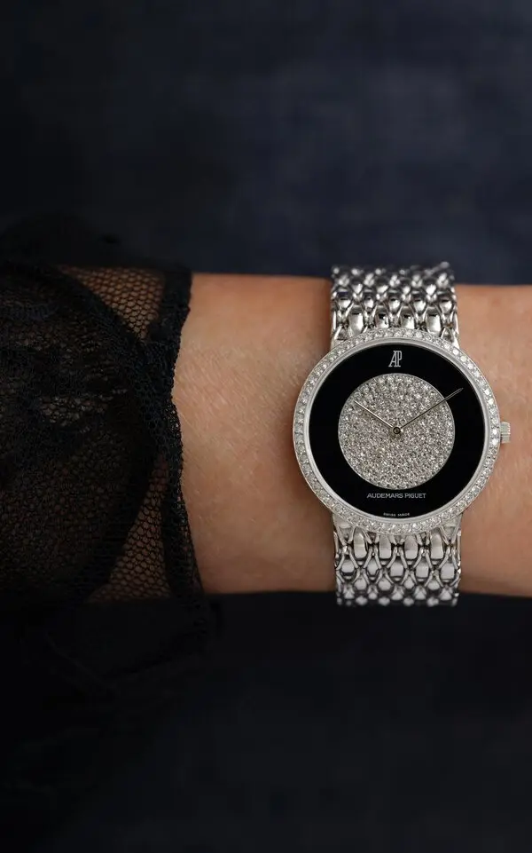 STEPHANIE WINDSOR Audemars Piguet Onyx Vintage Dress Watch