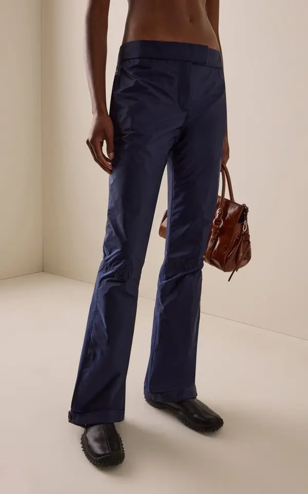 Miu Miu Tech-nylon Flared Pants