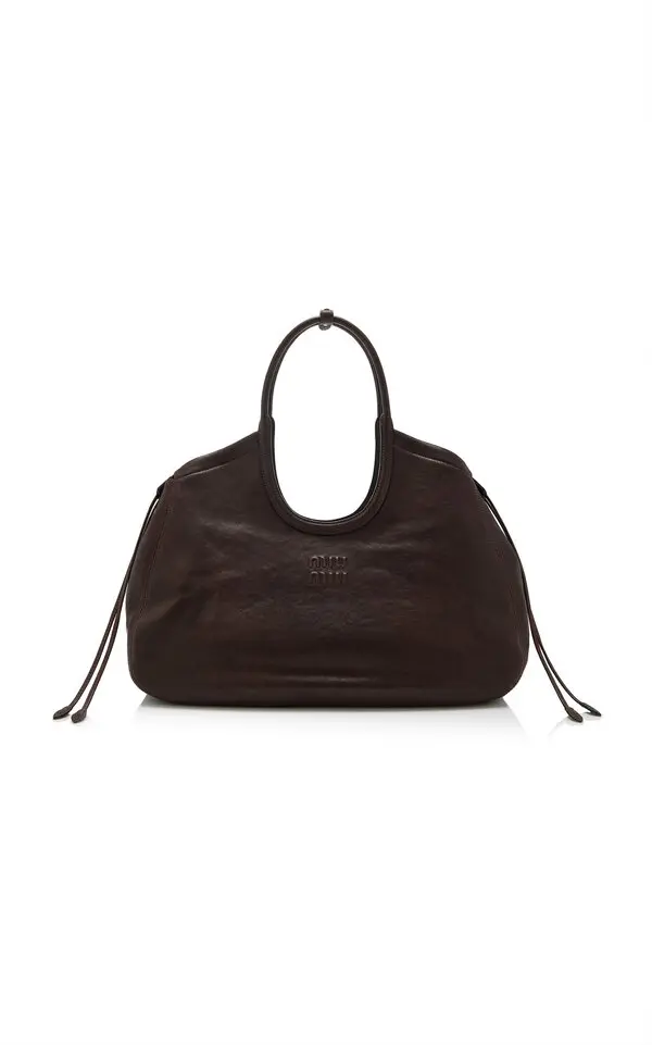 Miu Miu Ivy Leather Shoulder Bag
