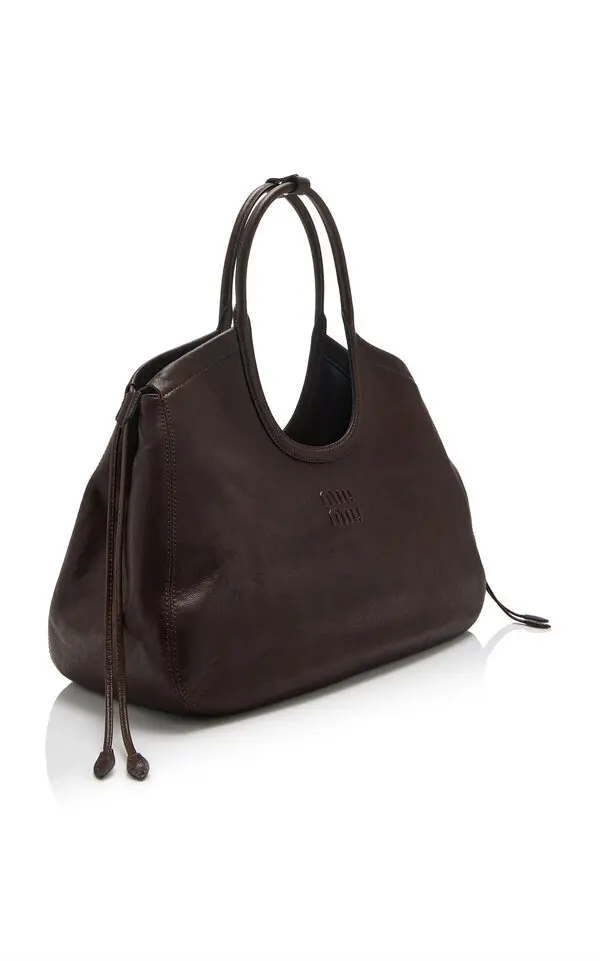 Miu Miu Ivy Leather Shoulder Bag