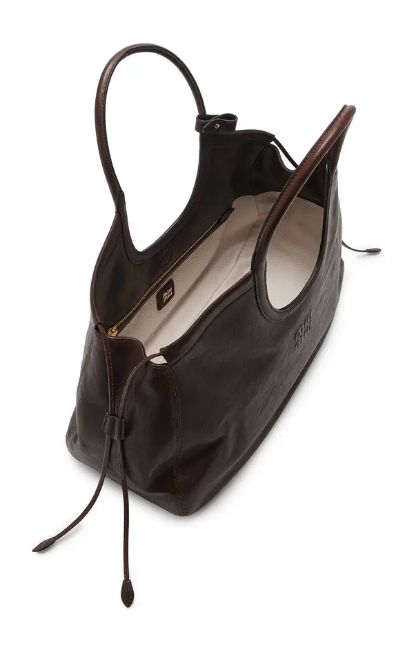 Miu Miu Ivy Leather Shoulder Bag
